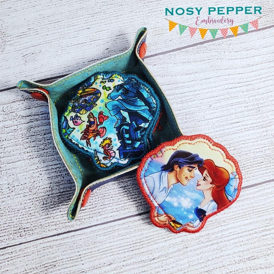 Shell Wipe Set Embroidery Designs in the Hoop includes 2 - Etsy