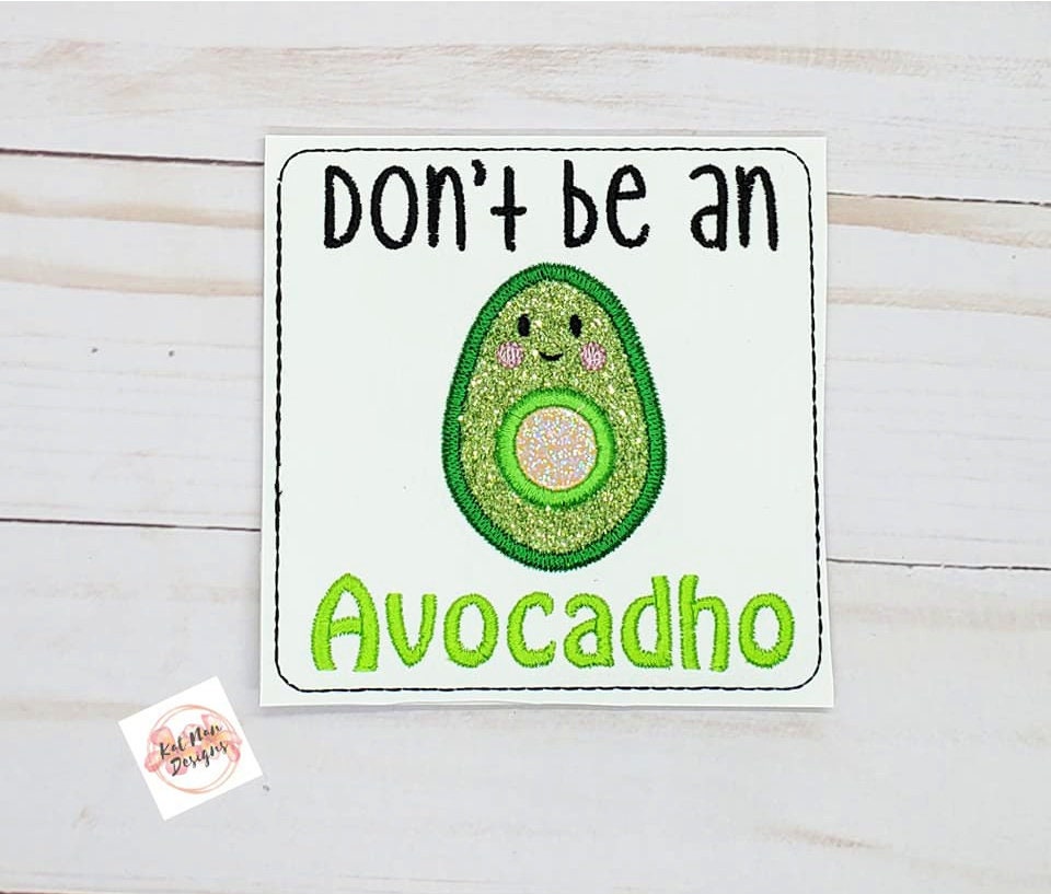 Snarky Coaster Applique Embroidery Design (4 Designs Included) DIGITAL ...