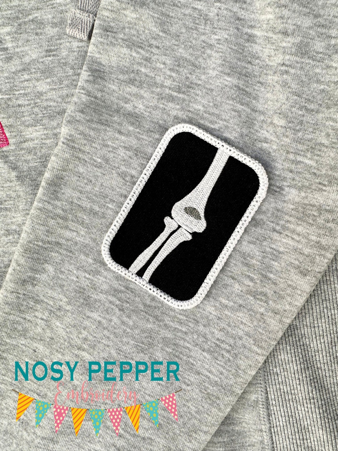 Elbow X-ray Patch Machine Embroidery Design (2 Sizes Included) DIGITAL ...
