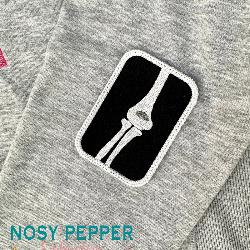 Embroidered Knee Pad - Etsy UK