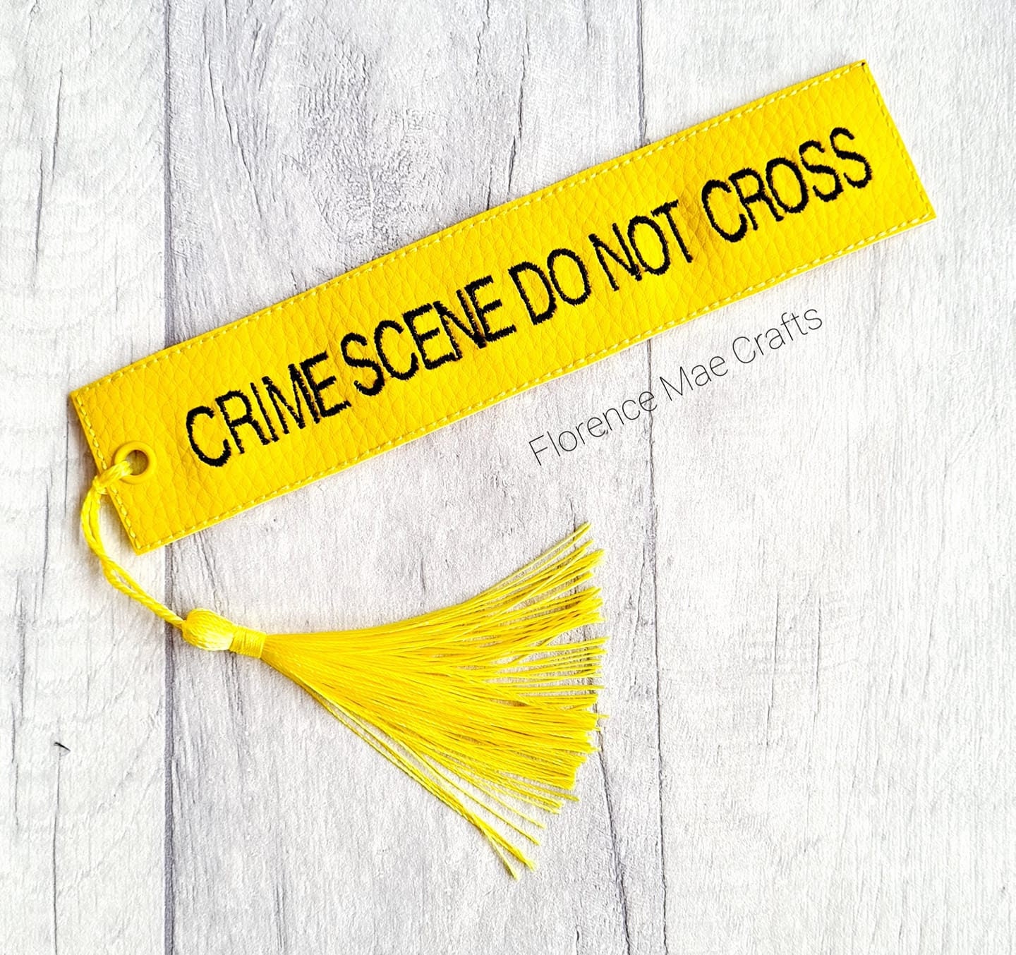 Crime Scene Bookmark Machine Embroidery Pattern DIGITAL DOWNLOAD ...