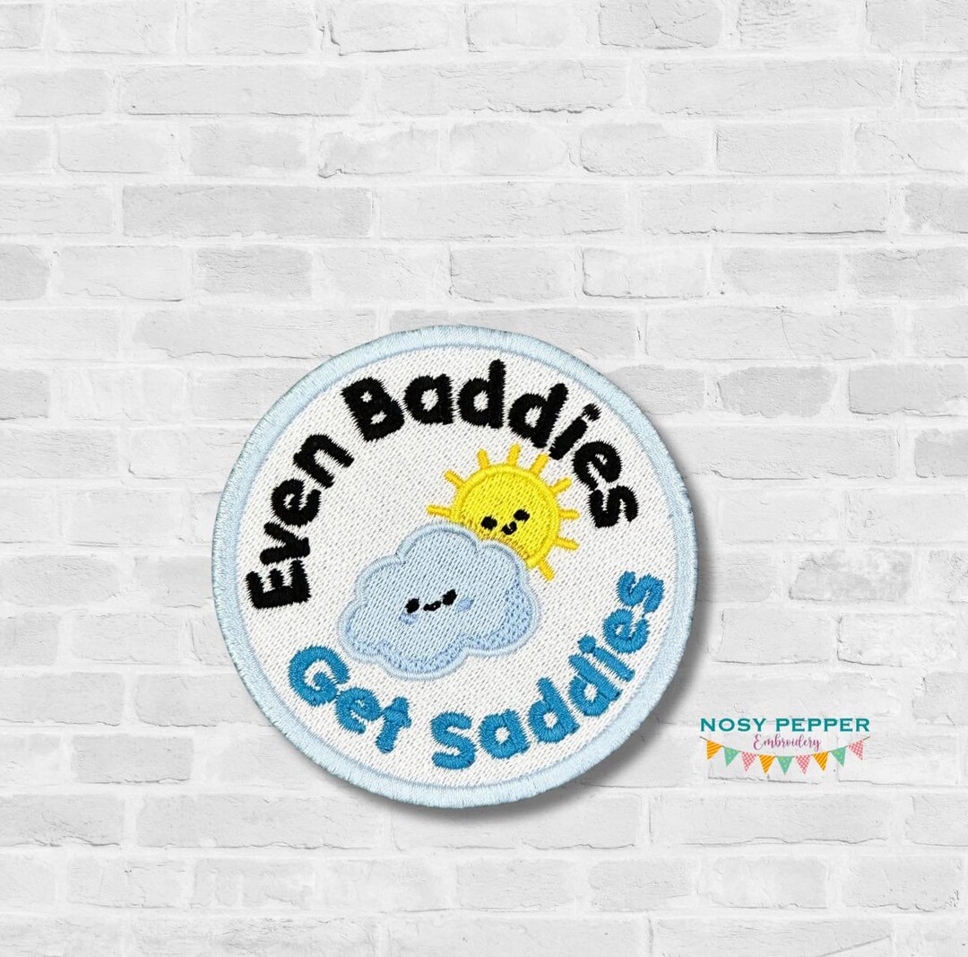 Even Baddies Patch 2 Sizes Included Machine Embroidery Design DIGITAL ...
