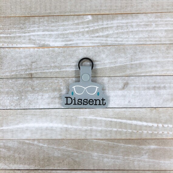 RBG Dissent Snap tab Embroidery Pattern DIGITAL DOWNLOAD | Etsy