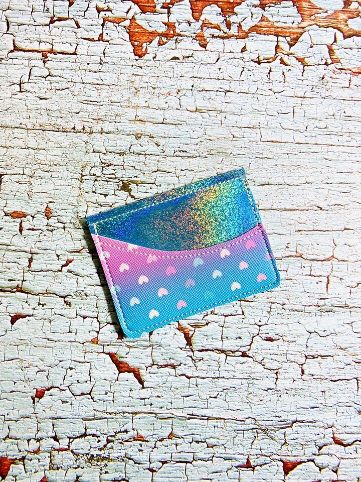 Wave Wallet in the Hoop Embroidery Design DIGITAL DOWNLOAD | Etsy