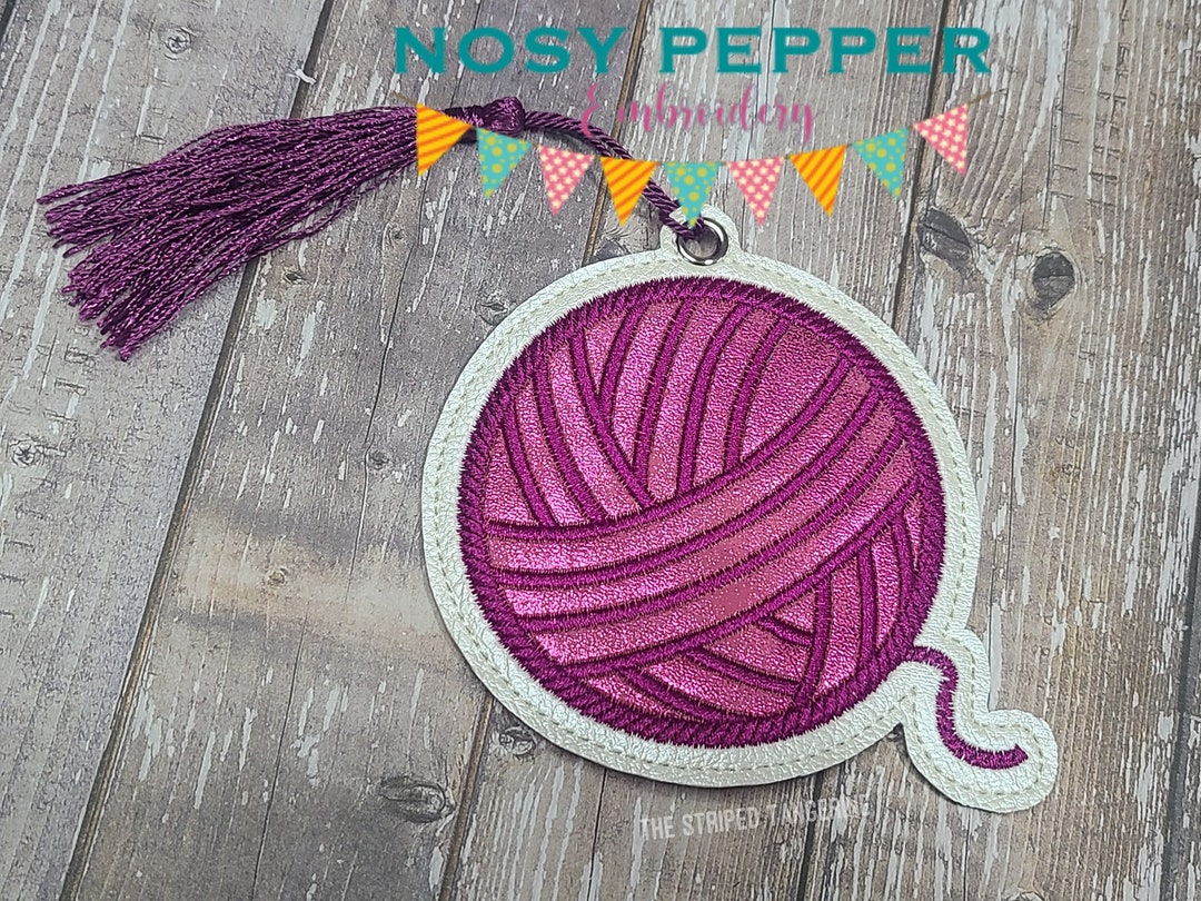 Yarn Applique Bookmark Embroidery Design DIGITAL DOWNLOAD Machine ...