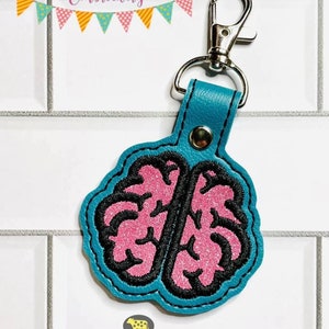 Brain Snap Tab Applique & Sketch Fill Versions Included Embroidery ...
