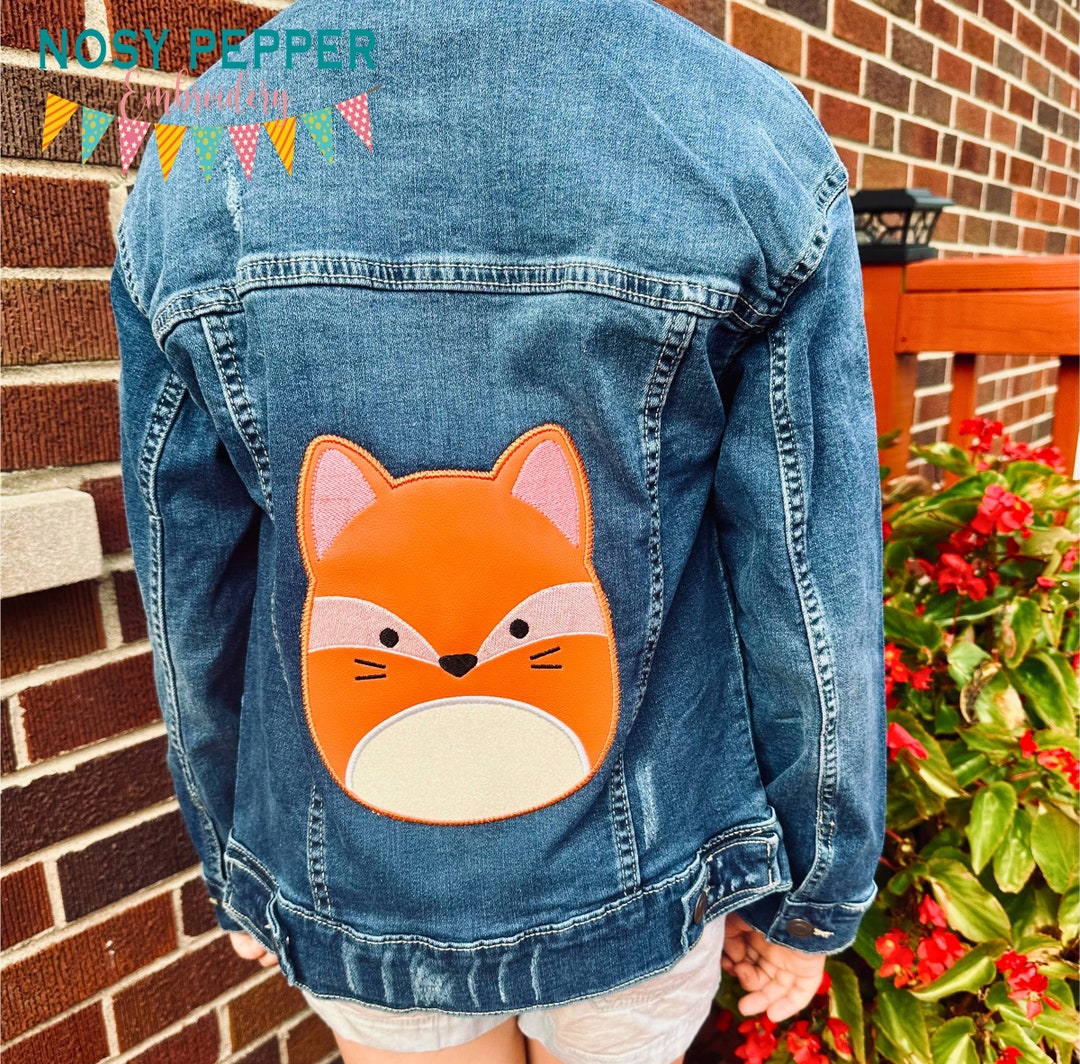 Fox Squishy Applique Embroidery Design (5 Sizes Included) DIGITAL ...