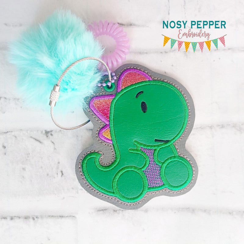 Crochet Dinosaur Applique - Etsy