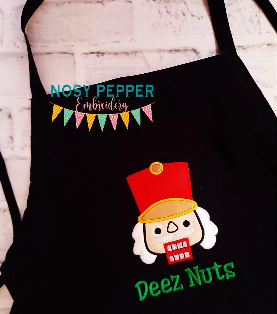 Deez Nuts Applique Machine Embroidery Design (4 Sizes Included) DIGITAL ...
