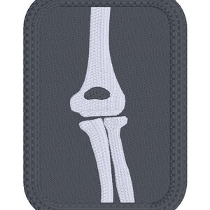 Elbow X-ray Patch Machine Embroidery Design (2 Sizes Included) DIGITAL ...