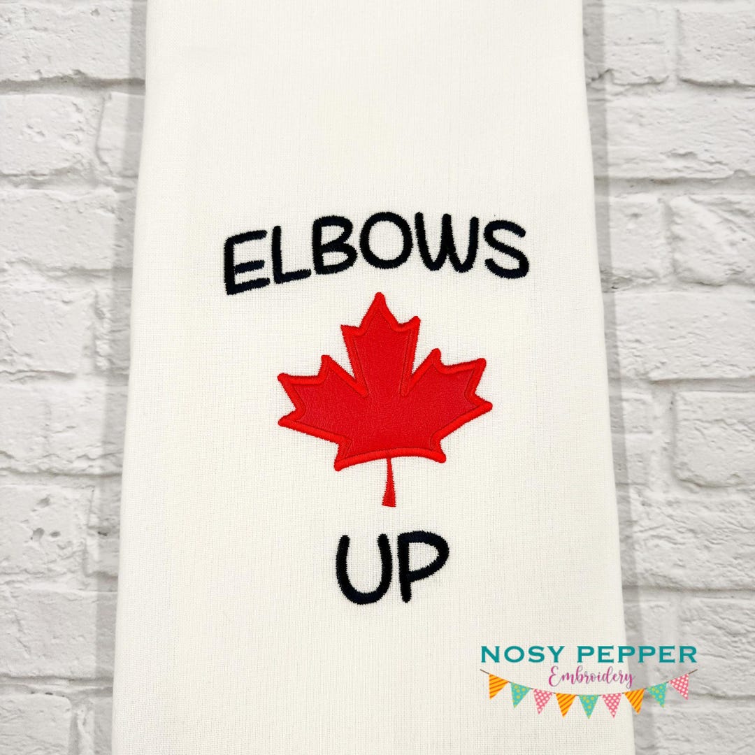 Elbows up Machine Embroidery Design (5 Sizes Included) DIGITAL DOWNLOAD ...