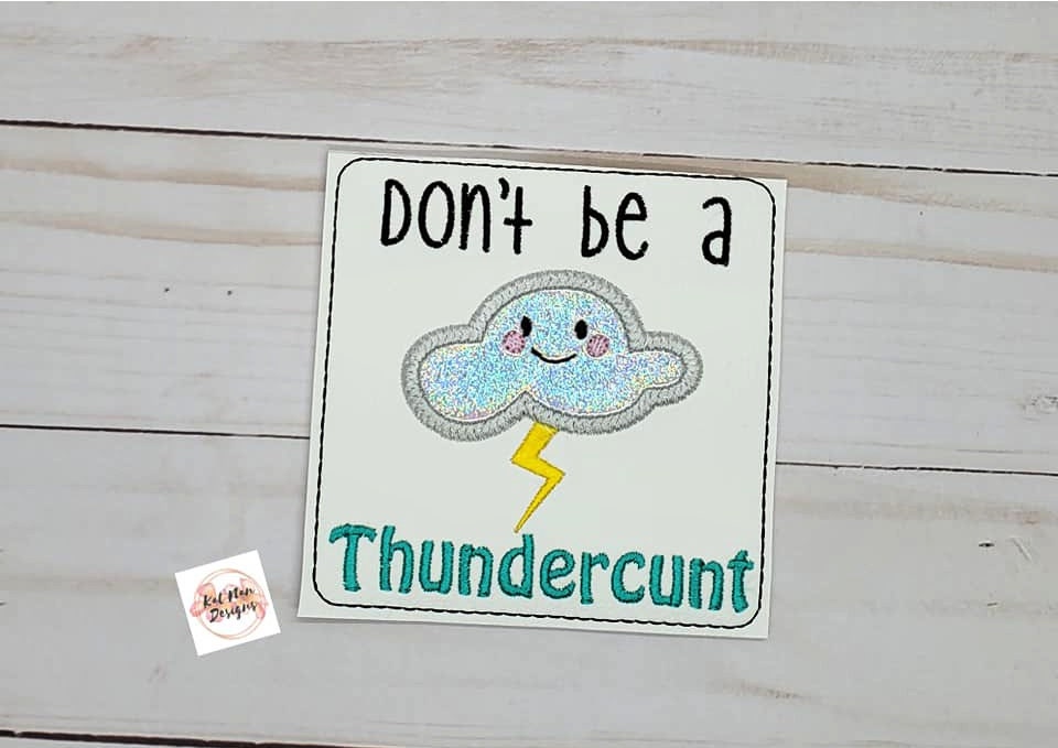 Snarky coaster Applique Embroidery Design 4 designs included | Etsy