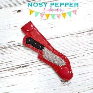 Knife Wallet Tab in the Hoop Embroidery Design DIGITAL DOWNLOAD Machine ...