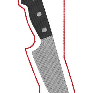 Knife Wallet Tab in the Hoop Embroidery Design DIGITAL DOWNLOAD Machine ...