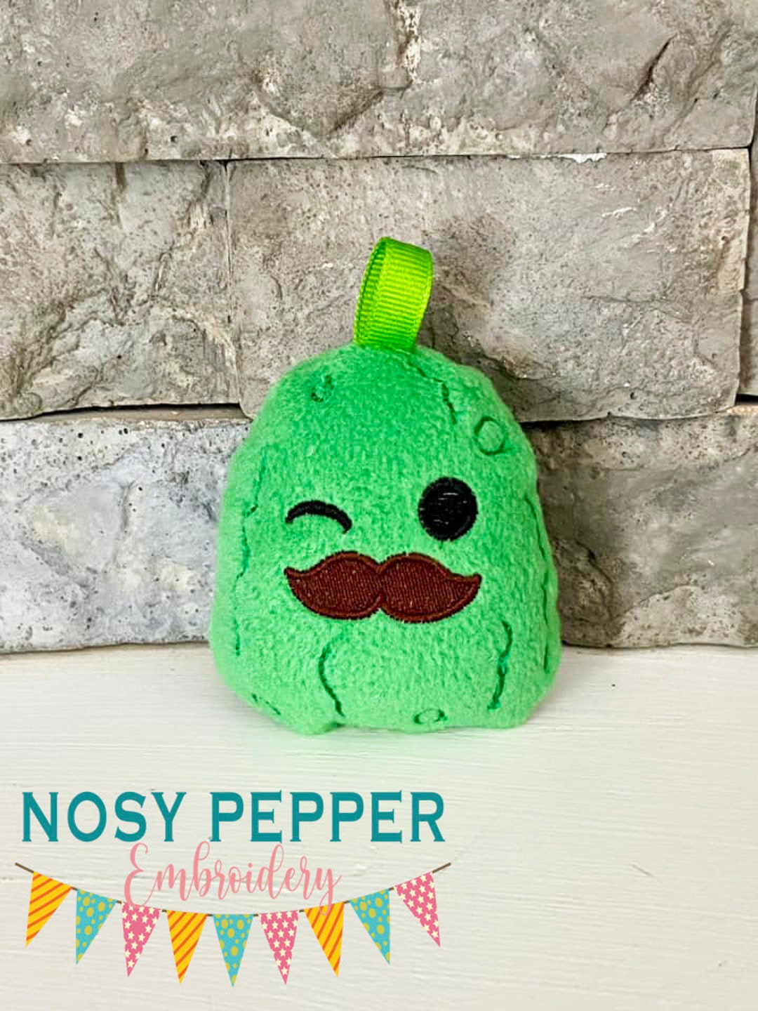 Pickle Mini Stuffie Machine Embroidery Design Machine Embroidery Design ...