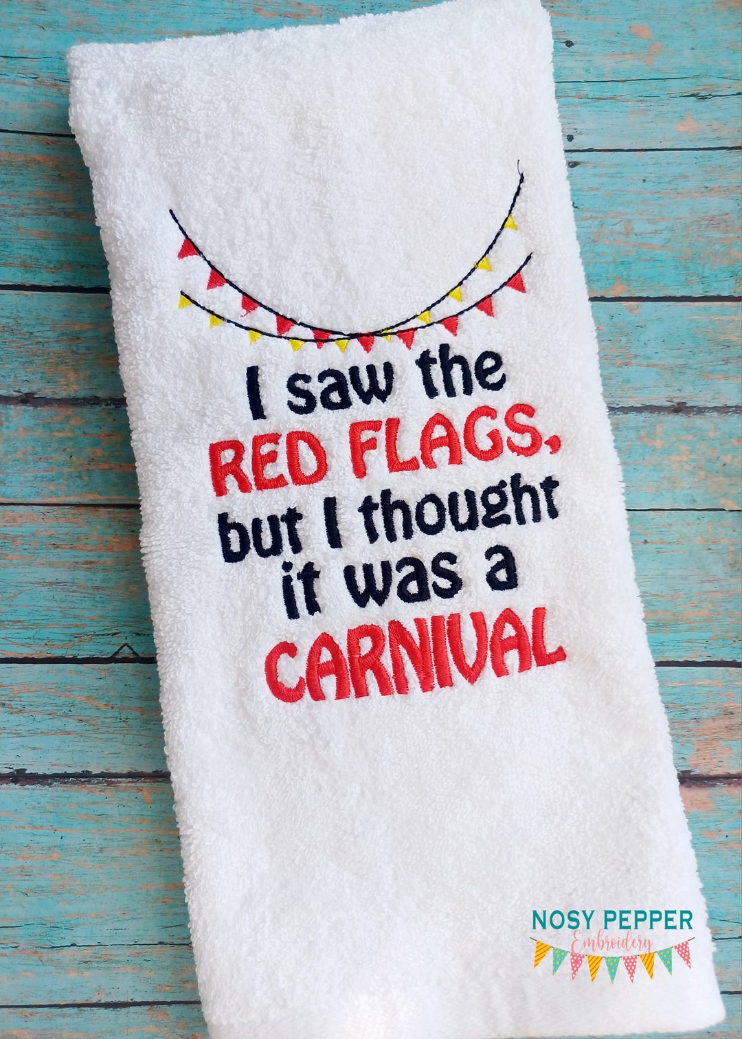 Red Flags Machine Embroidery Design (4 Sizes Included) DIGITAL DOWNLOAD ...