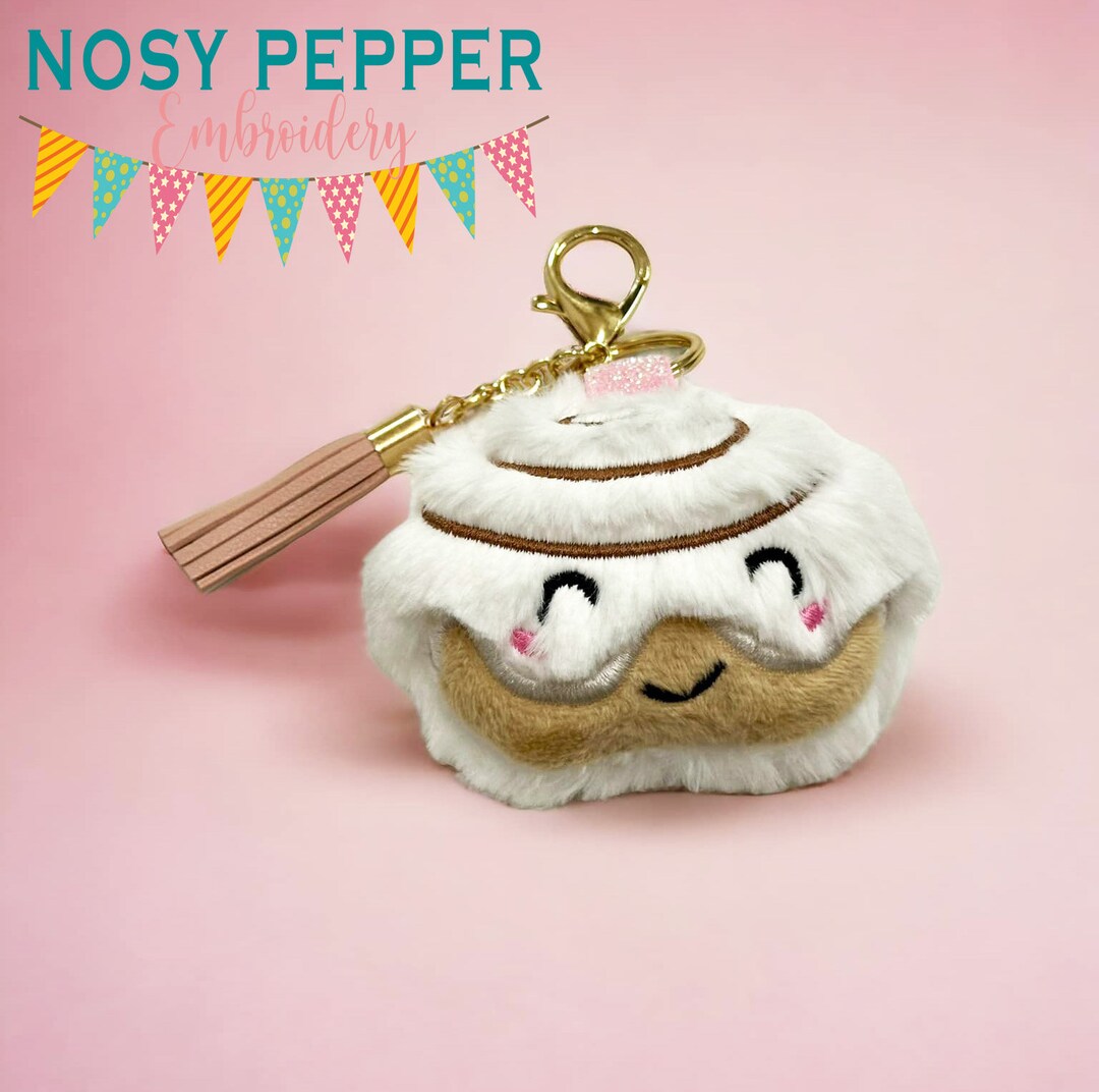Cinnamon Roll Mini Stuffie Machine Embroidery Design Machine Embroidery ...