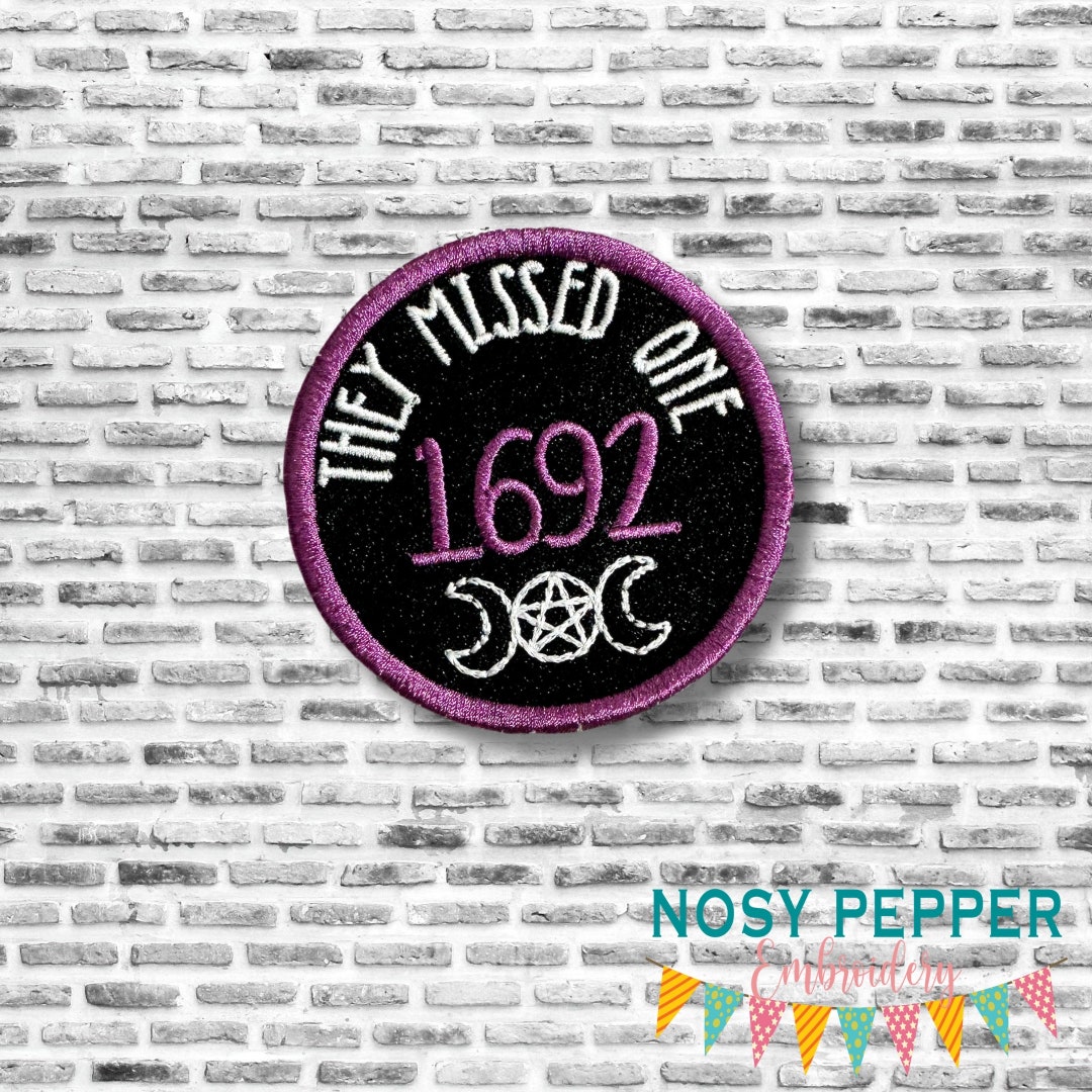 They Missed One Patch Machine Embroidery Design (2 Sizes Included ...