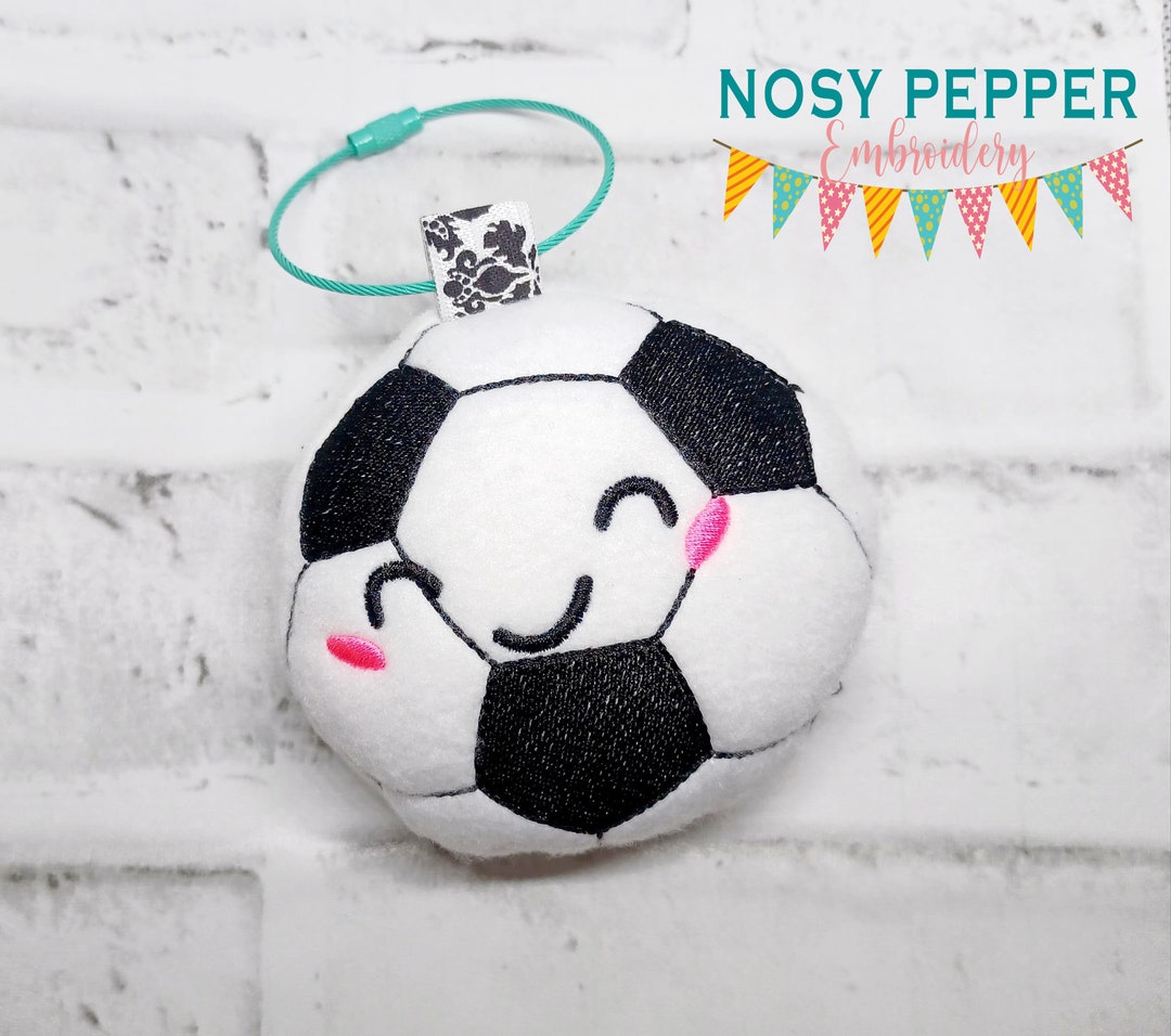 Soccer Mini Stuffie Machine Embroidery Design Machine Embroidery Design ...