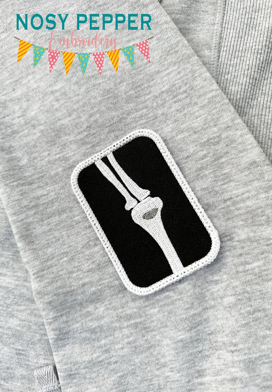 Elbow X-ray Patch Machine Embroidery Design 2 Sizes Included - Etsy