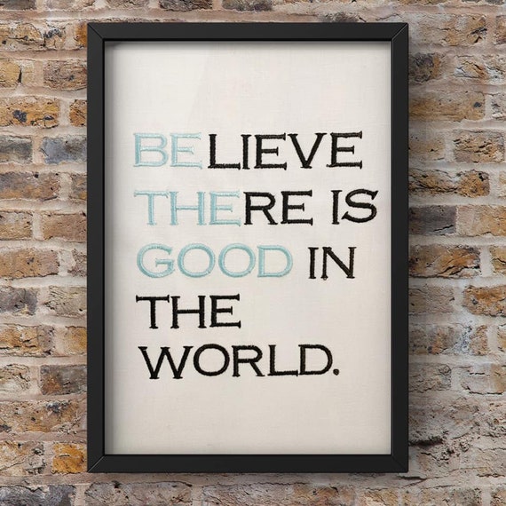 Be the Good Embroidery Design 5 Sizes Included DIGITAL | Etsy