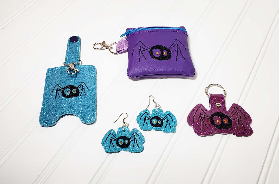 Cute Spider set of 4 embroidery design DIGITAL DOWNLOAD | Etsy