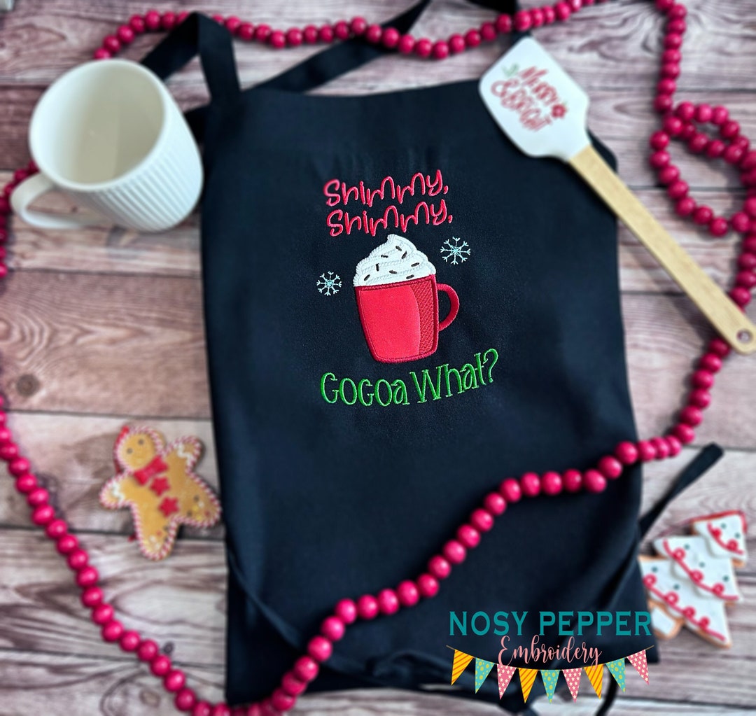 Shimmy Shimmy Cocoa Applique Machine Embroidery Design (4 Sizes ...