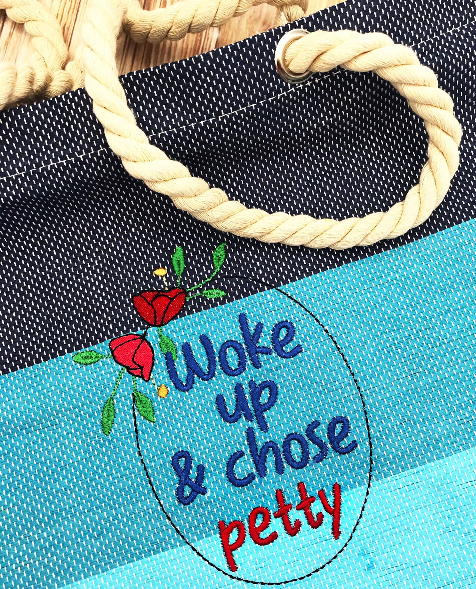 Woke up and Chose Petty Machine Embroidery Design 4 Sizes - Etsy