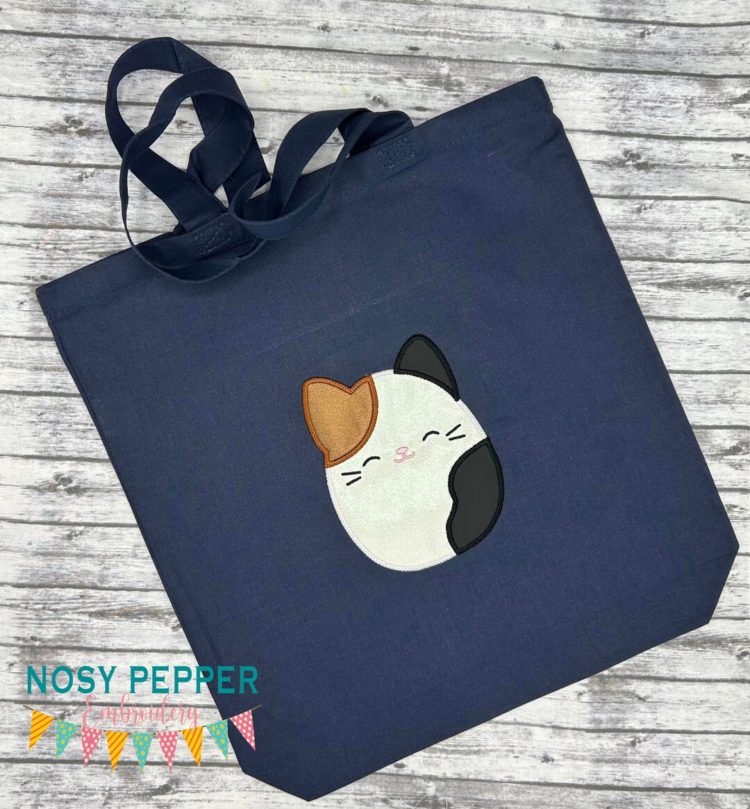 Calico Squishy Applique Machine Embroidery Design (5 Sizes Included ...