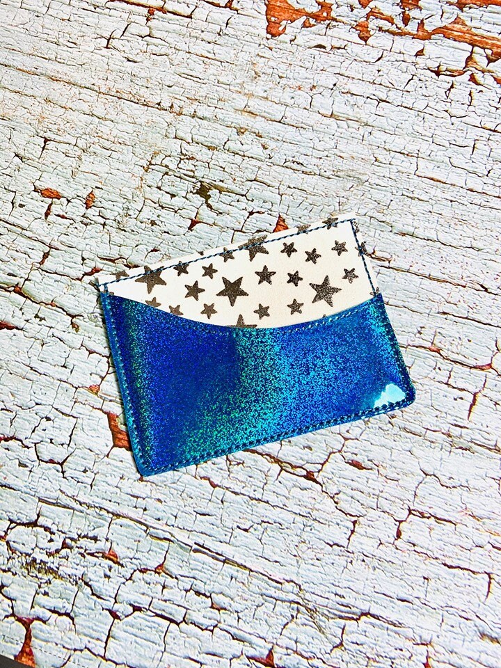 Wave Wallet in the Hoop Embroidery Design DIGITAL DOWNLOAD | Etsy