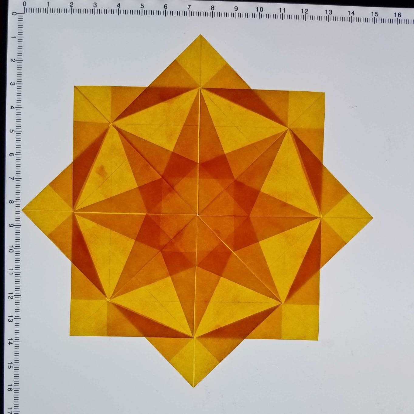 No. 28 Inner Star 8 Point Paper Star Suncatcher Origami - Etsy