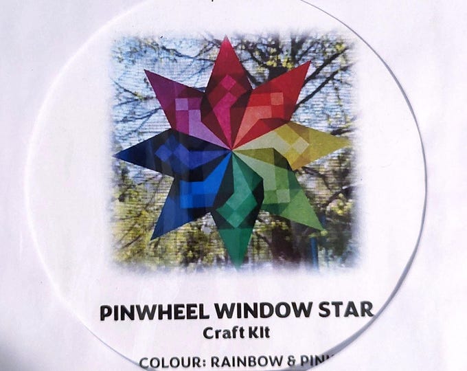 Window Star Craft Kit - Pinwheel Star- Learn the Art of Window Stars to ...