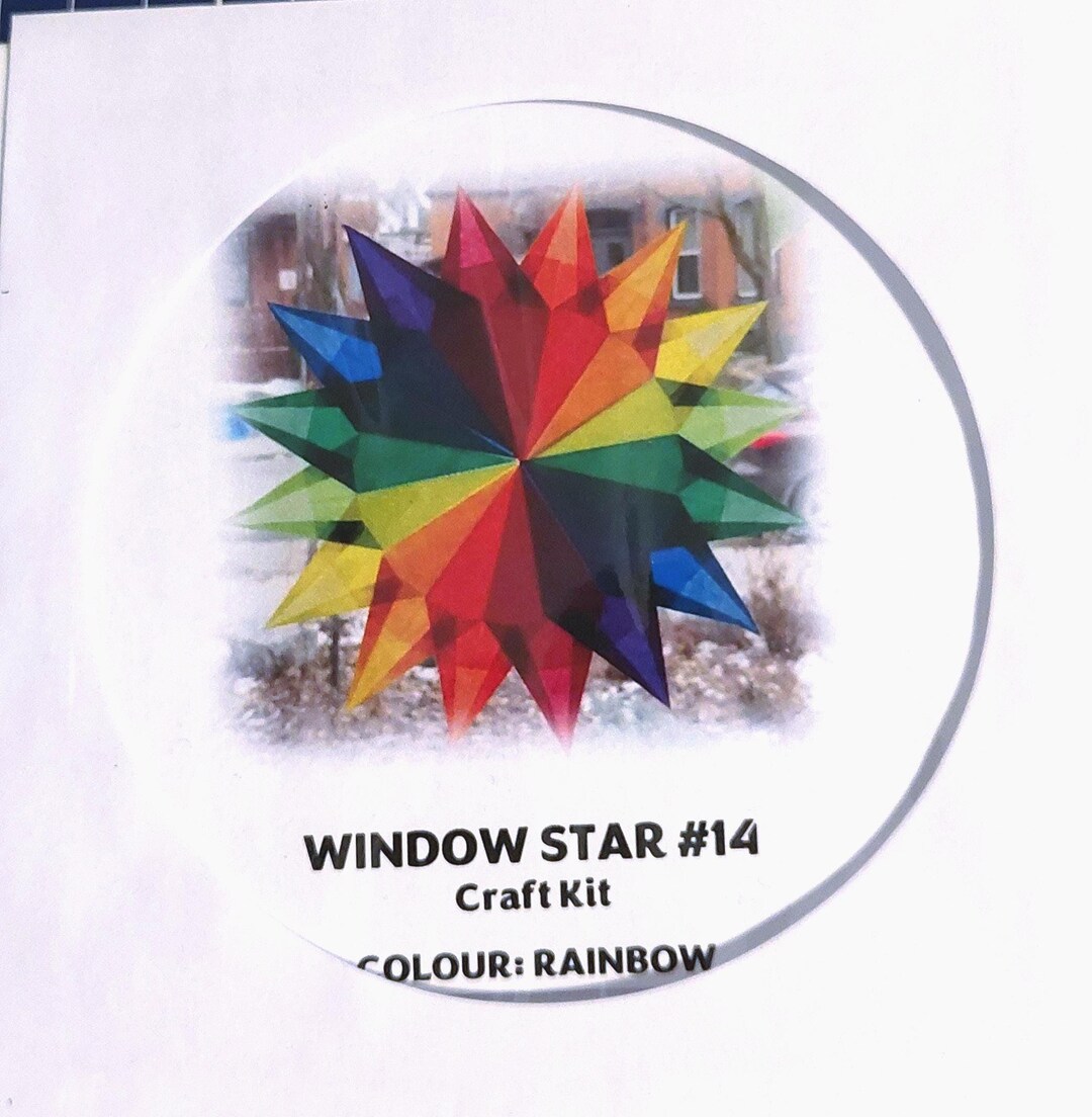 Window Star Craft Kit - Window Star #14- Learn the Art of Window Stars ...
