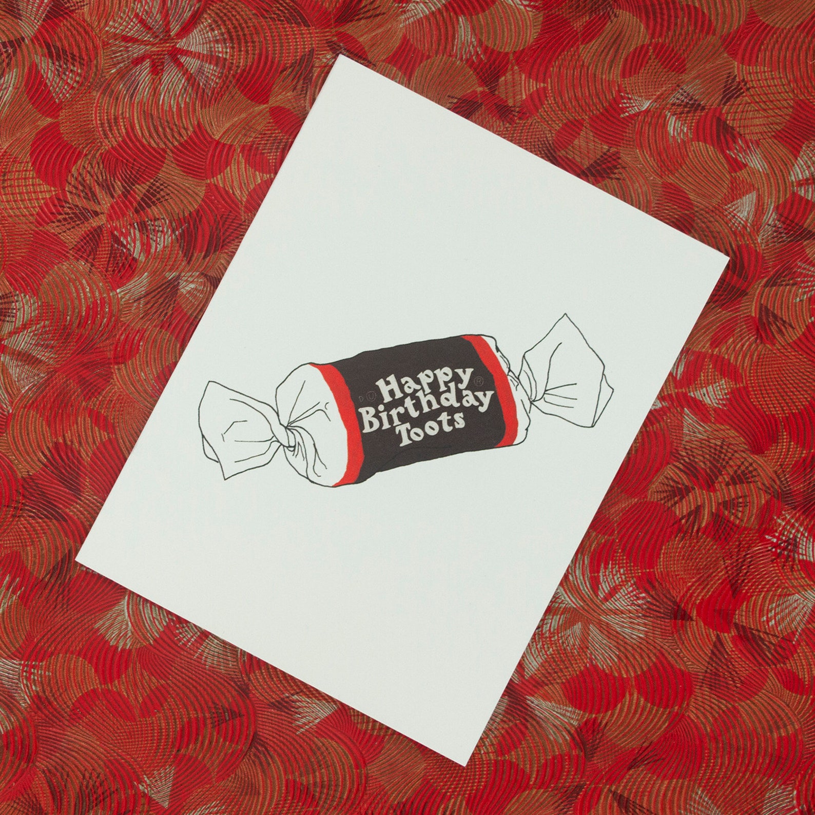 Happy Birthday Toots Tootsie Roll Birthday Card - Etsy