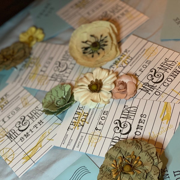 Library Thank You Cards - Etsy