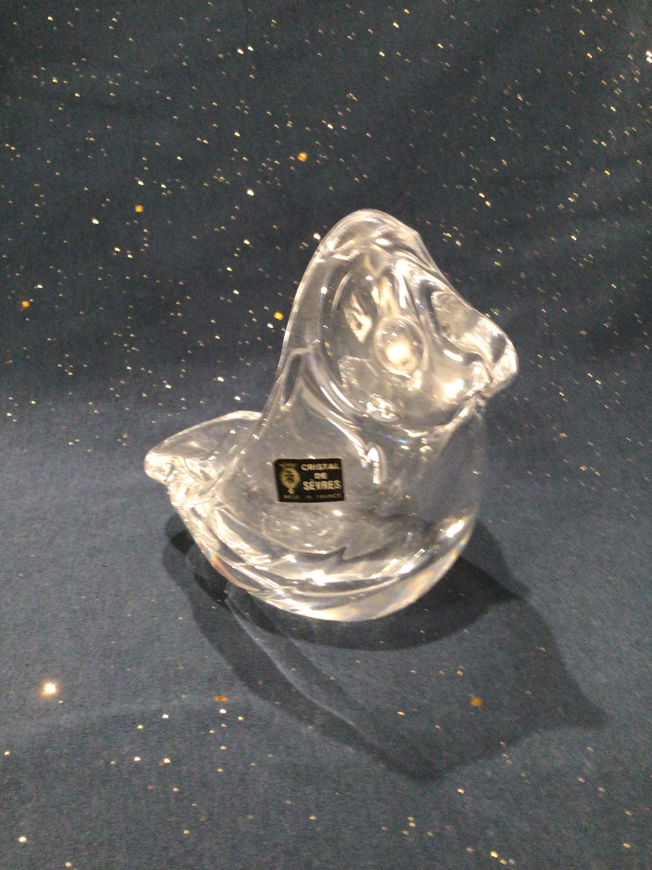 Vintage Sevres Crystal Owl Ashtray, Made in France - Etsy