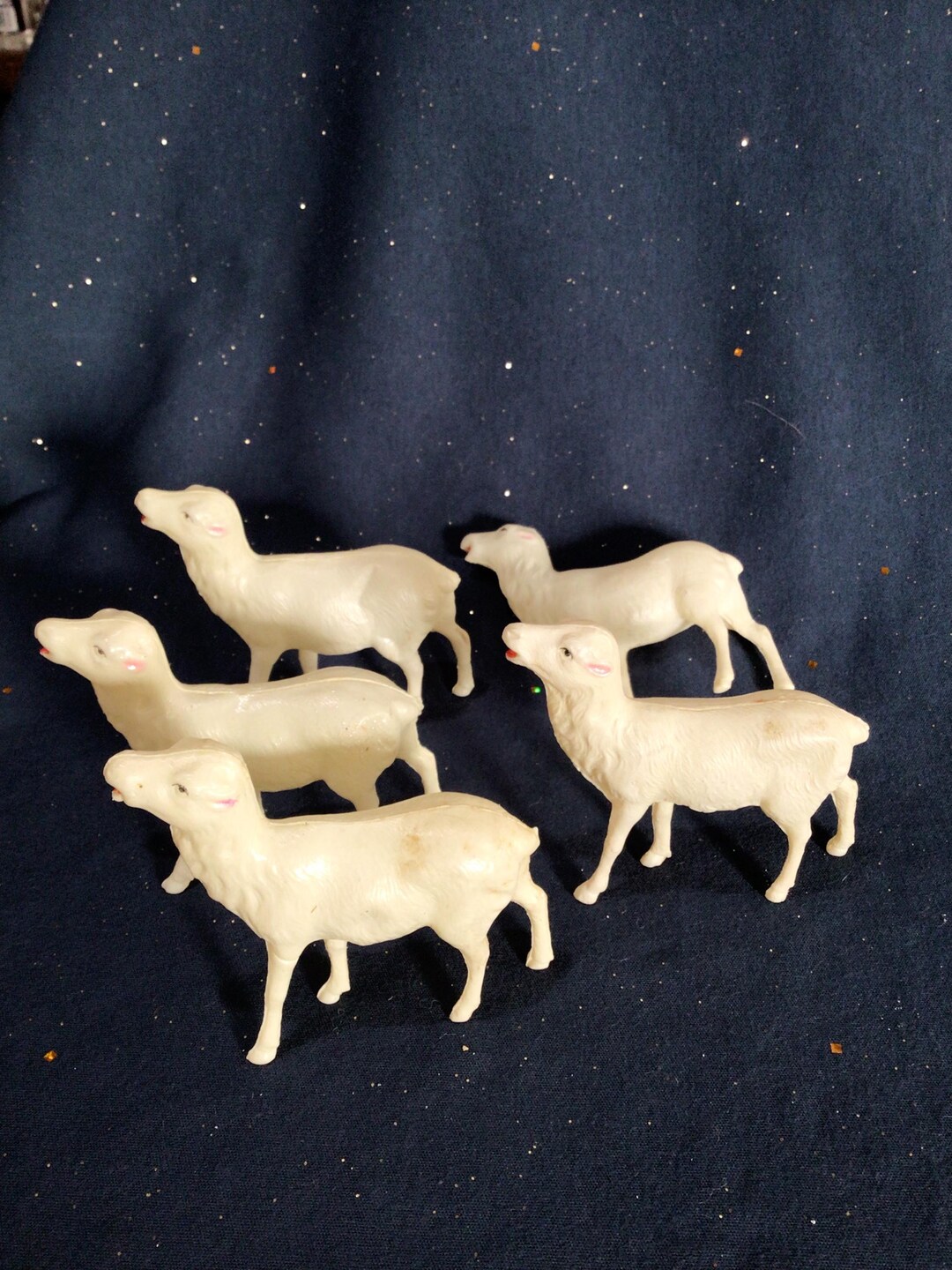 Wonderful Set of Vintage 1940s Celluloid Sheep Figurines - Etsy