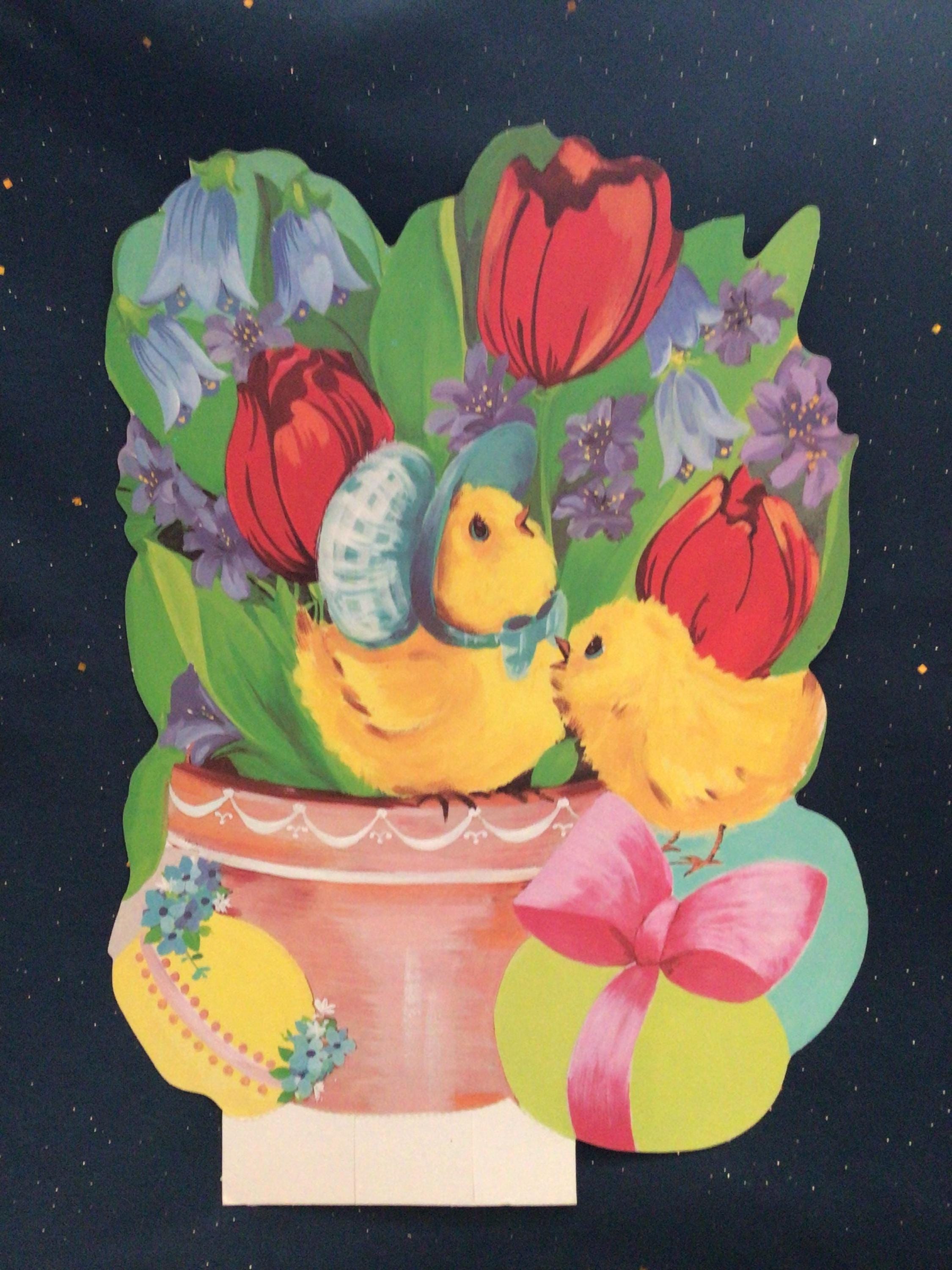 Vintage Lot of Ten 70s/80s Easter Die Cut Decorations, Vintage Easter ...