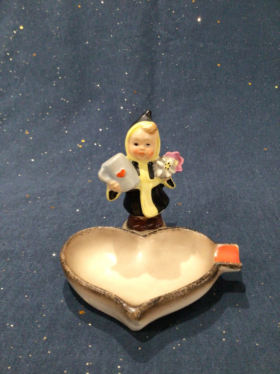 Lovely Small 1950s Goebel Heart Ashtray/trinket Dish, Valentine’s Day ...
