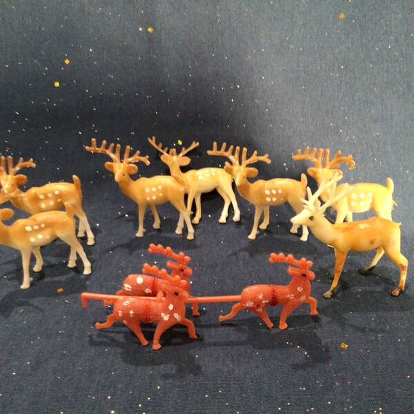 Plastic Reindeer - Etsy