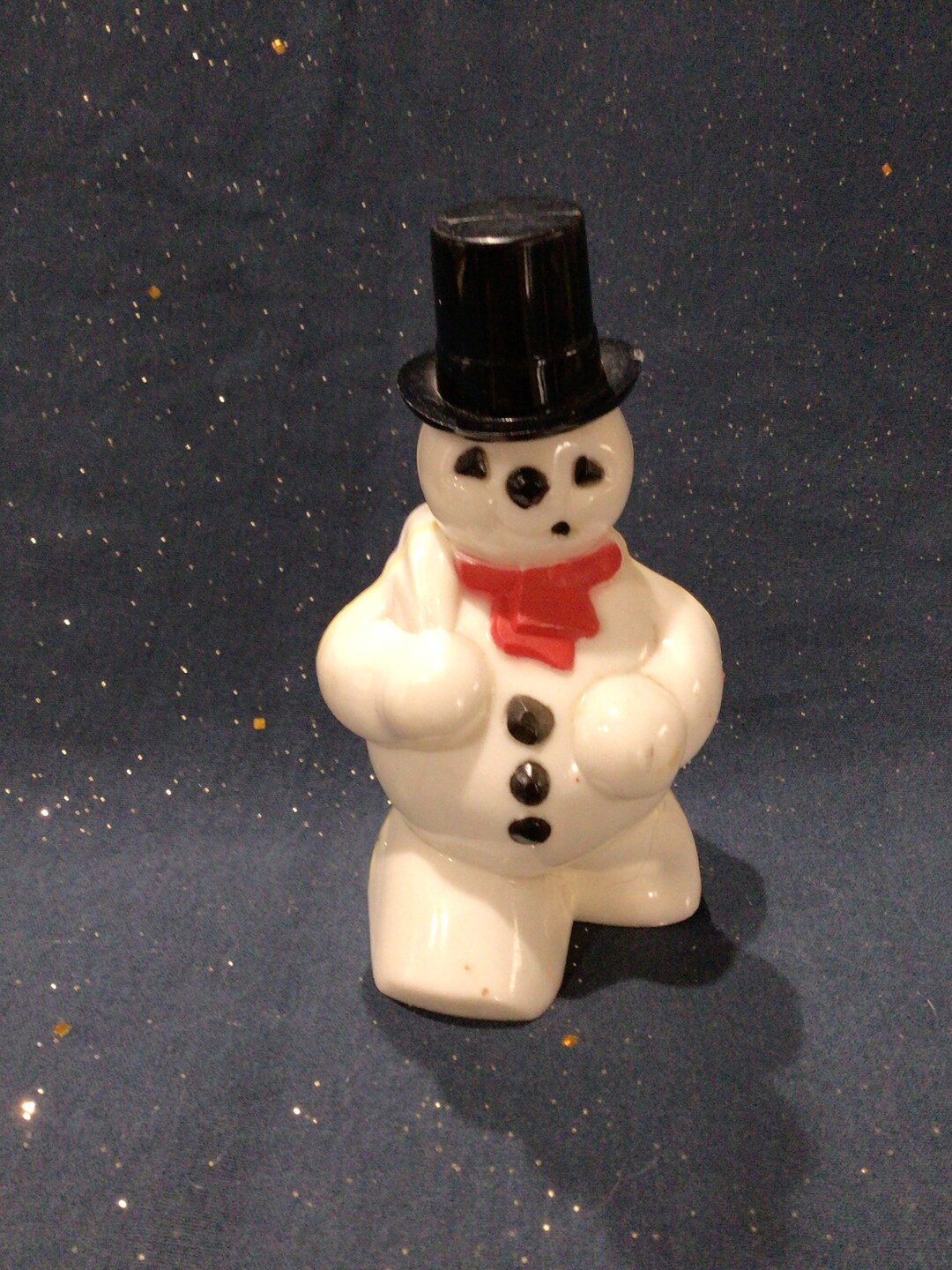 Adorable, Mid-century Rosbro Plastics Snowman Candy Container - Etsy