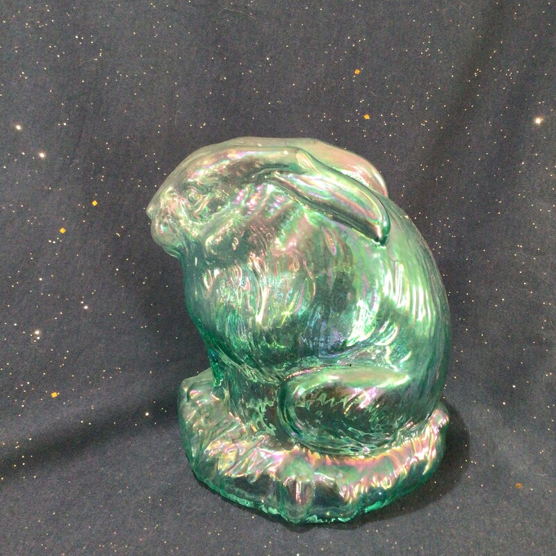 Fenton Glass Bunny - Etsy