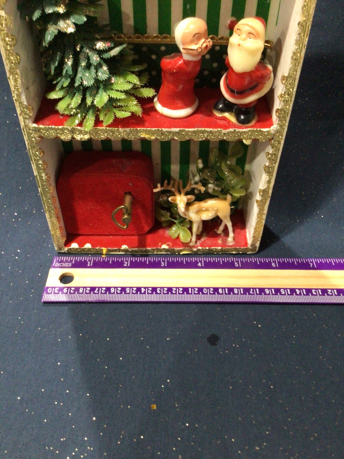 Vintage Music Box Christmas Display - Etsy