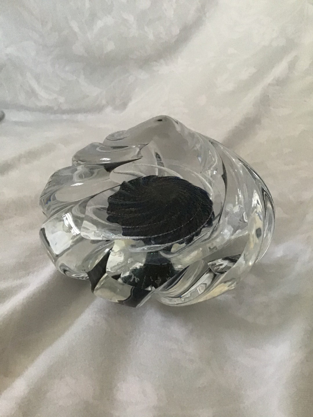 Vintage, Signed, Art Glass Shell Paperweight - Etsy