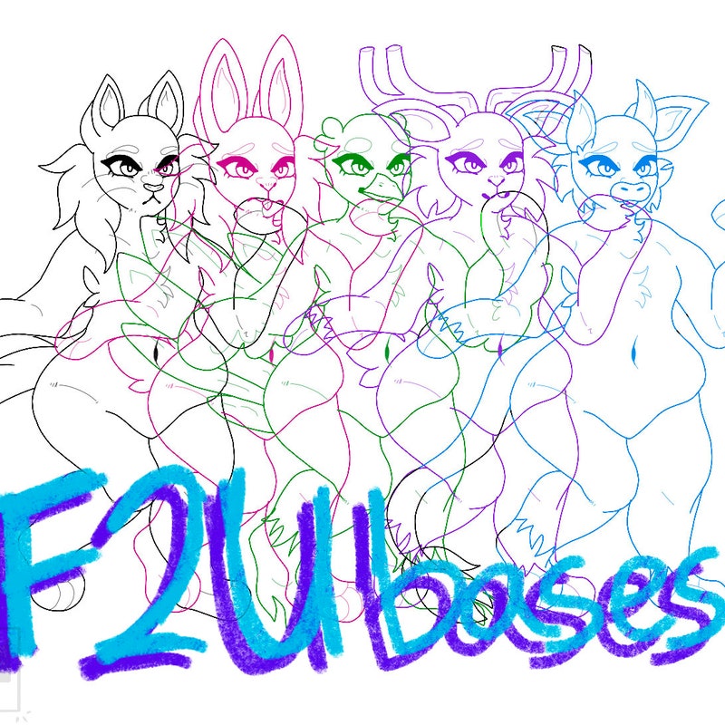 Furry Drawing Bases - Etsy