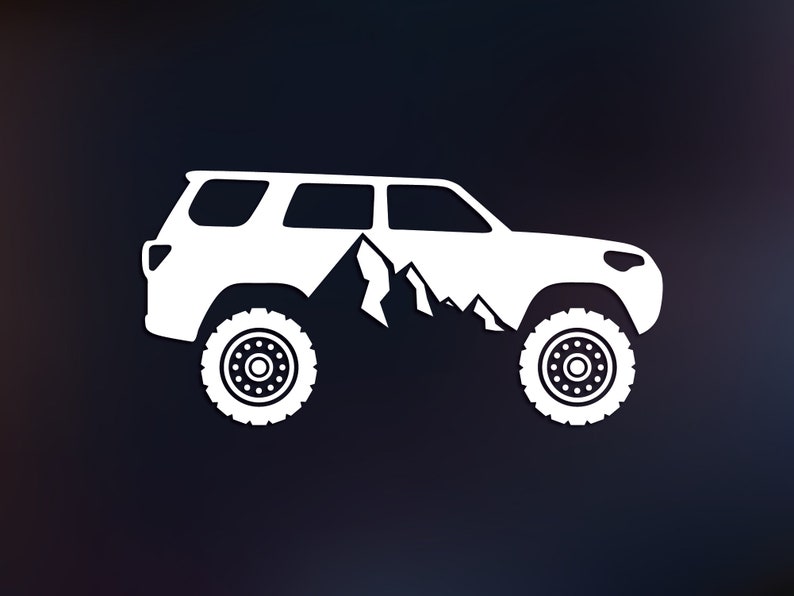 4runner Mountains Decal, Offroading Sticker, Colorado Sticker for ...