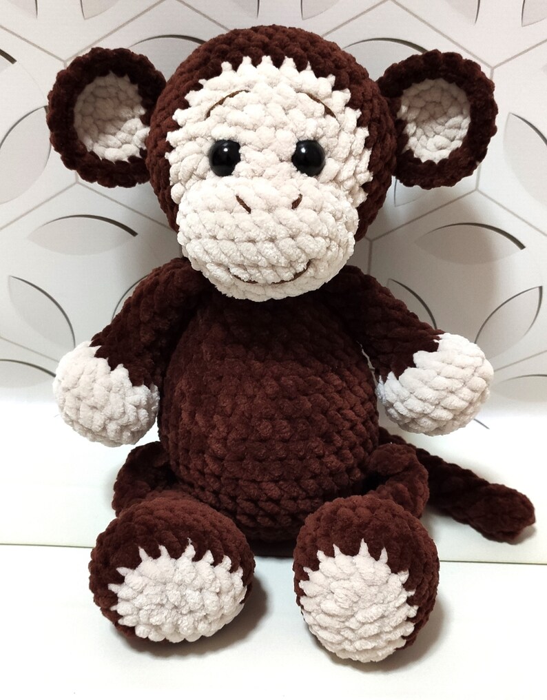 Monkey Crochet Pattern Amigurumi Monkey Cute Crochet - Etsy