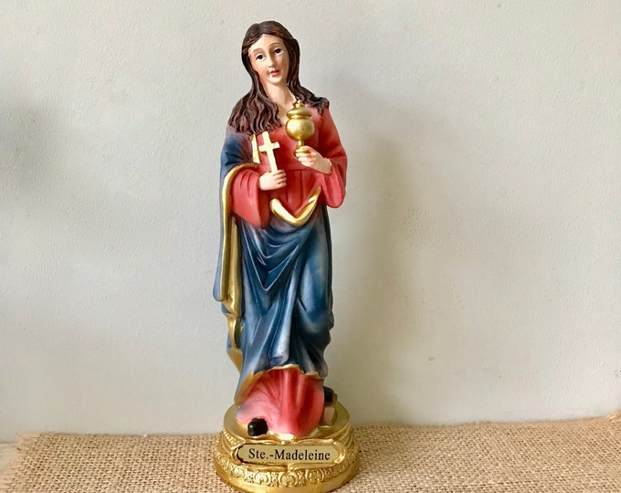 Mary Magdalene Statue 19cm New Size / Marie Madeleine / Magdala ...