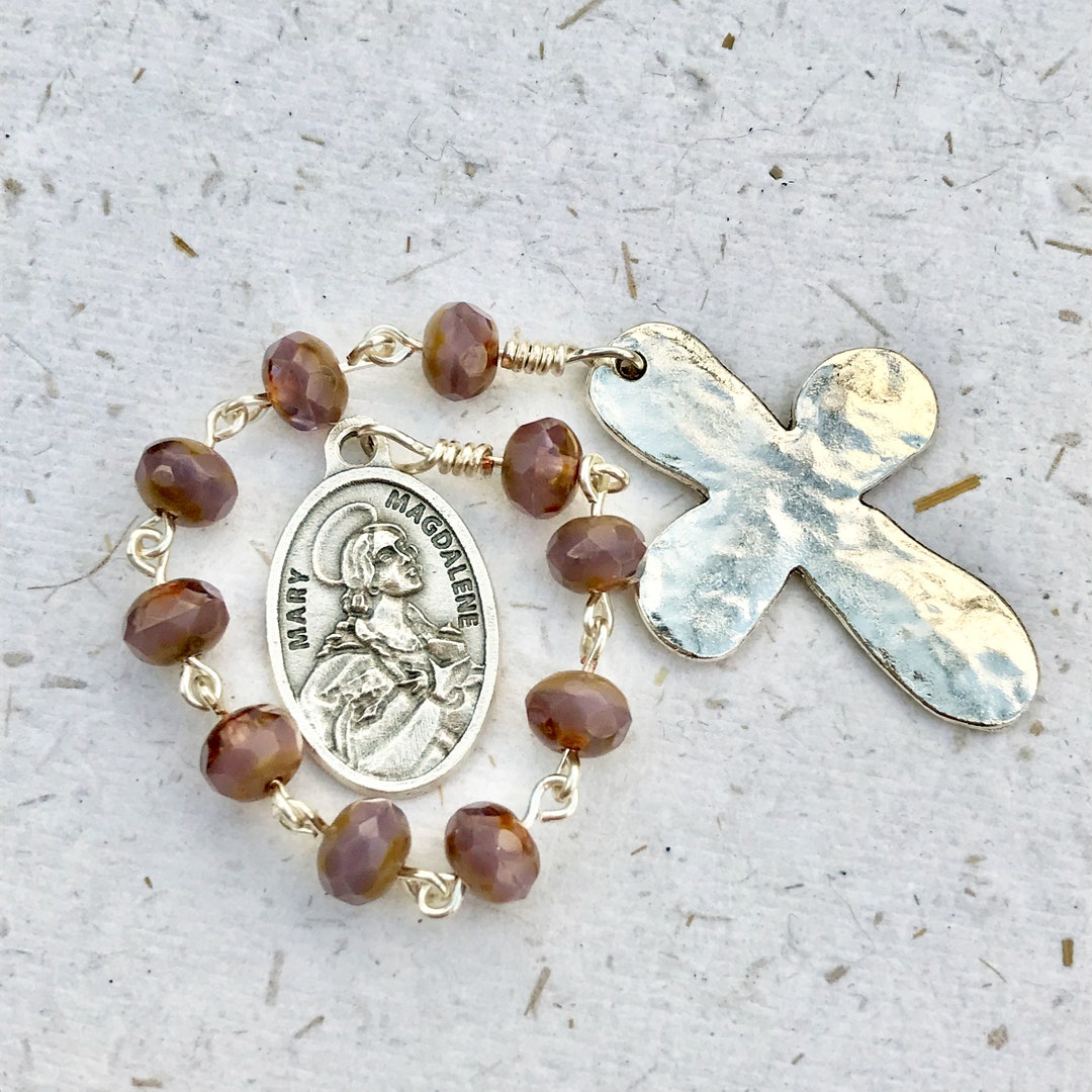 Mary Magdalene - Holy Comfort - Decade Rosary / Chaplet / 10 Bead ...