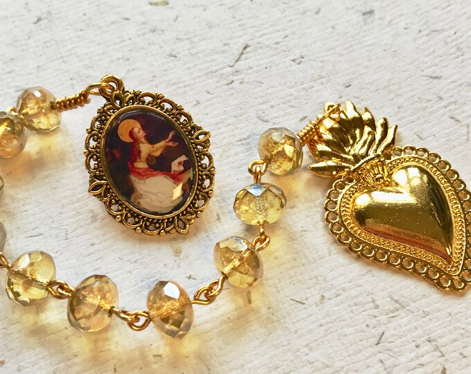 Illuminated Soul Mary Magdalene Chaplet / Single Decade Rosary / Noli ...